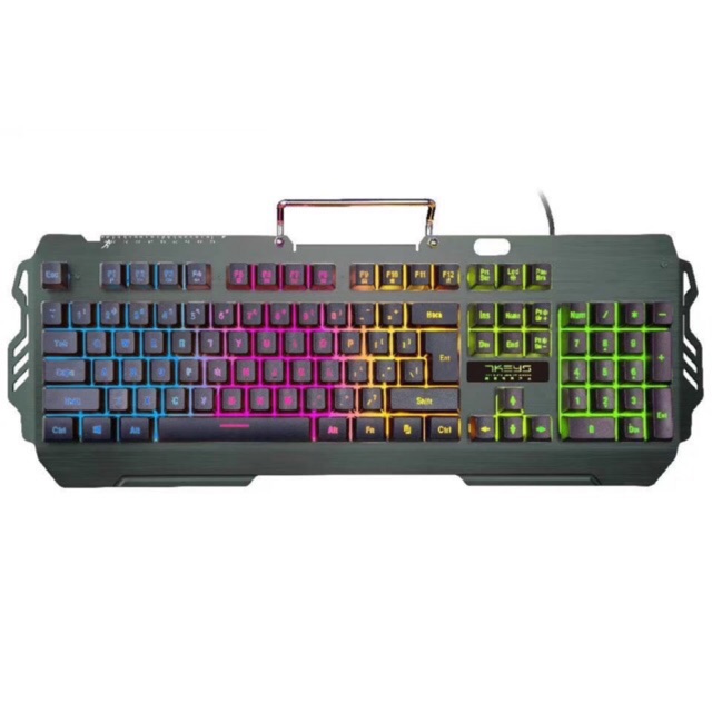 7Pin PK-810 Membrane Keyboard WolfBlaze 4 High End Illuminated Gaming ...