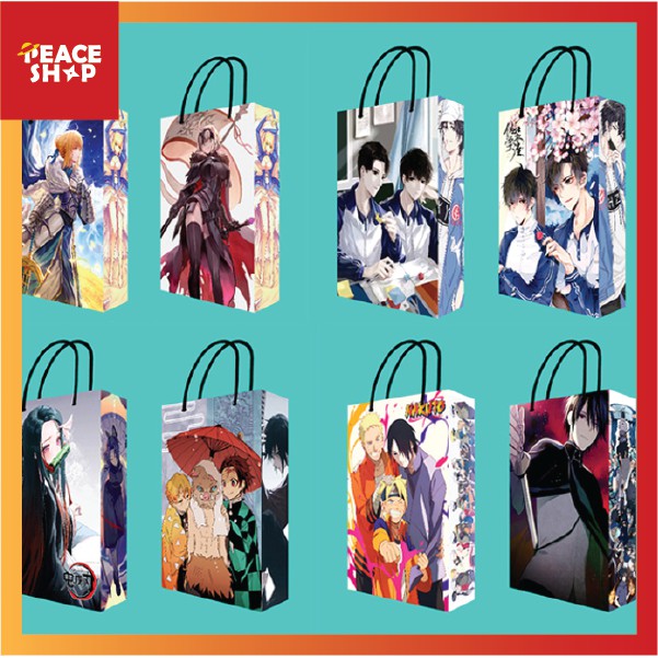 Paper bag printed with Anime Naruto - One Piece | Shopee Philippines