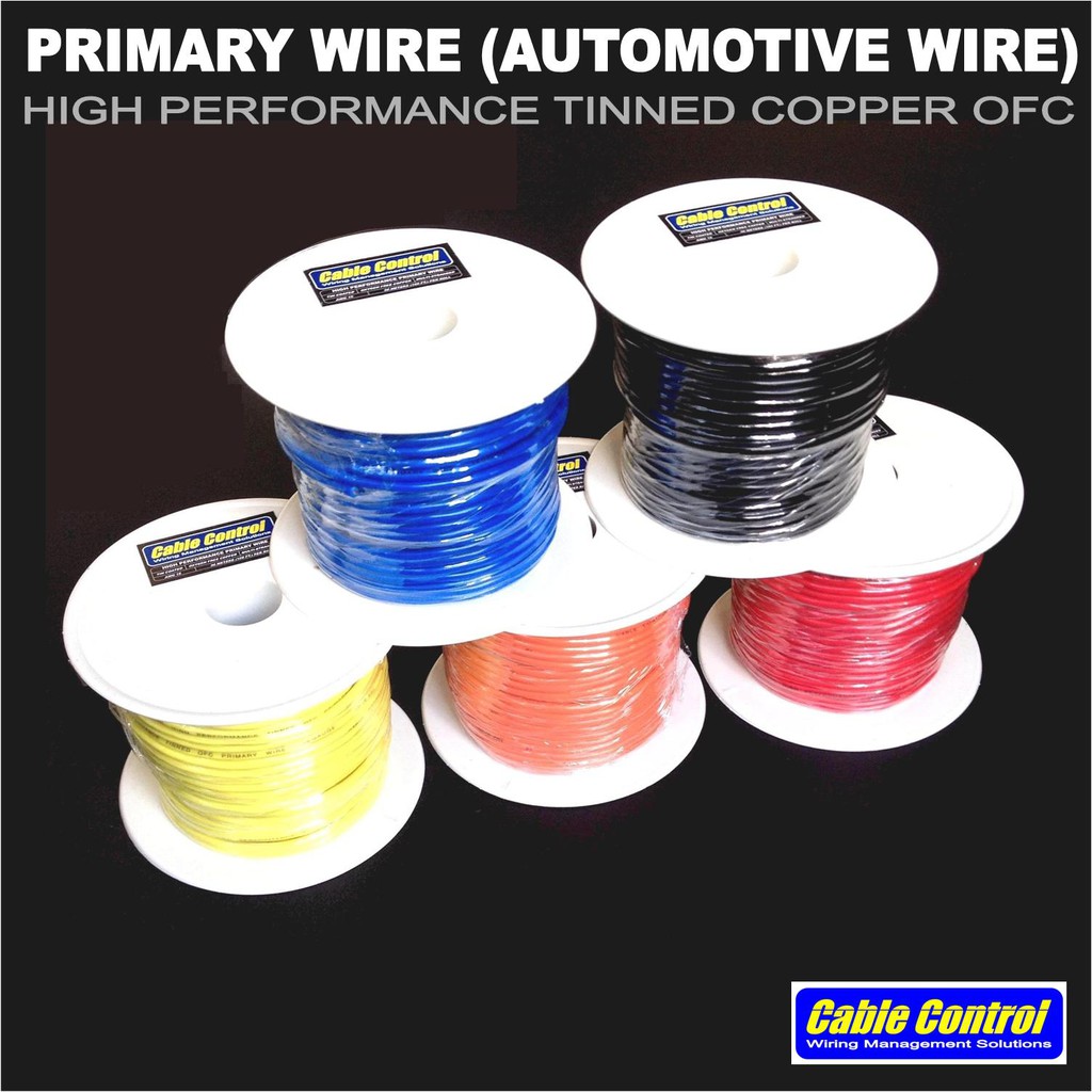 Cable Control Tinned OFC PRIMARY WIRE (Automotive Wire) G18 | Shopee ...