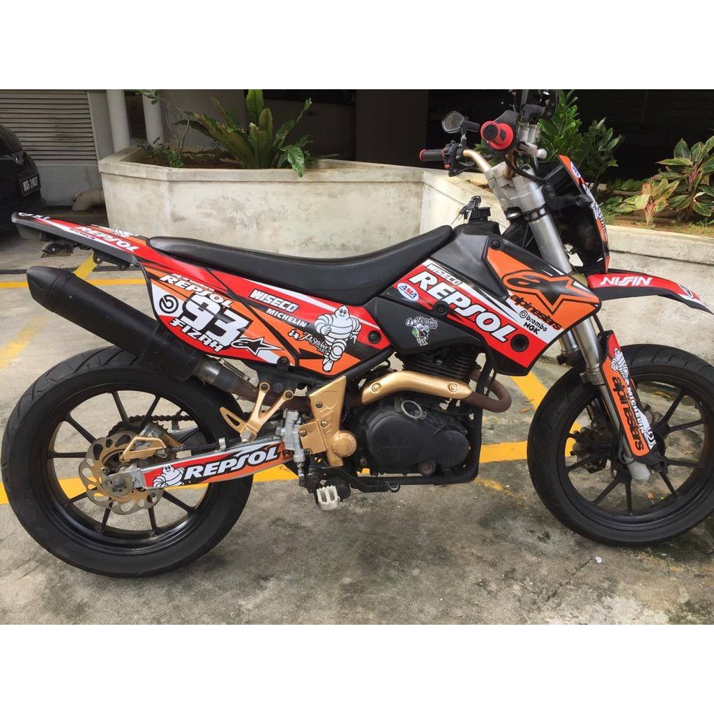 MOTOR STICKER DTM 200 DEMAK FULL BODY | Shopee Philippines