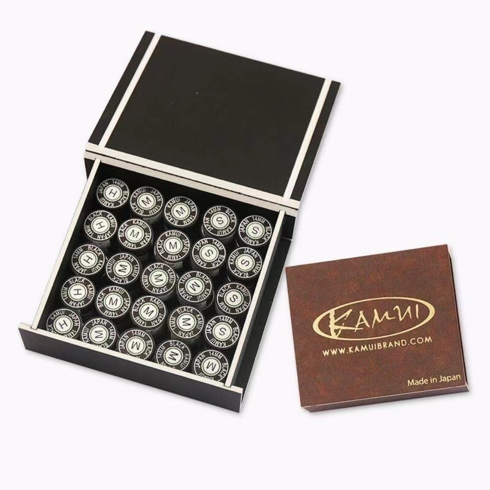 Kamui Clear Black Cue Tip - Single Tip 11mm,14mm（Soft,Medium, hard ...