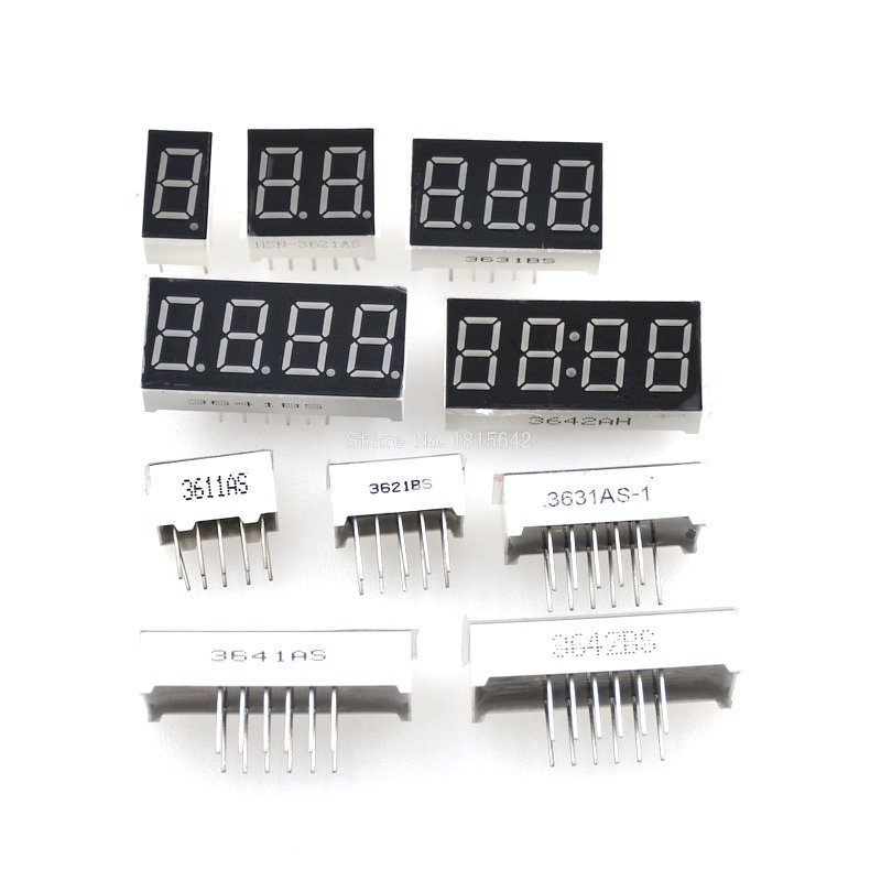 5PCS 0.36inch LED Display 7 Segment 1 Bit/2 Bit/3 Bit/4 Bit Digit Tube ...