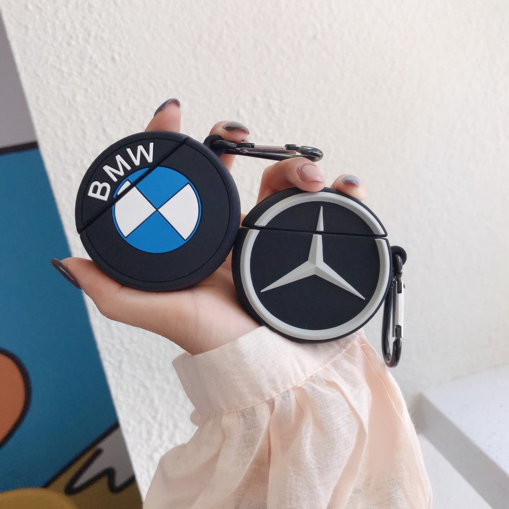 For airpods gen 3 1 2 pro case car logo Benz BMW airpods cover soft ...
