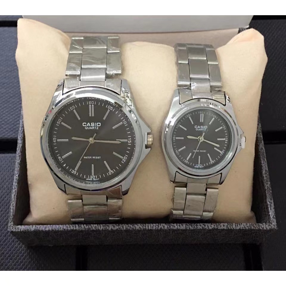 [Maii] Metal Gold / Silver Men and Women Stainless RELO Couple Watch CC ...
