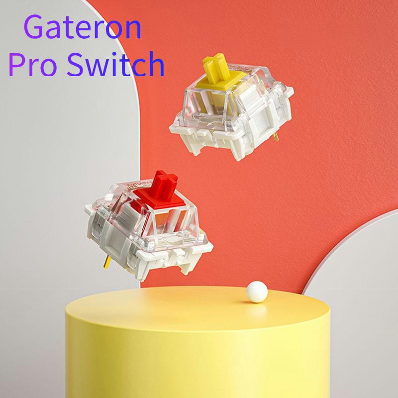 Gateron Yellow Pro Switches SMD Linear Mechanical Keyboard Switch 3 Pin ...