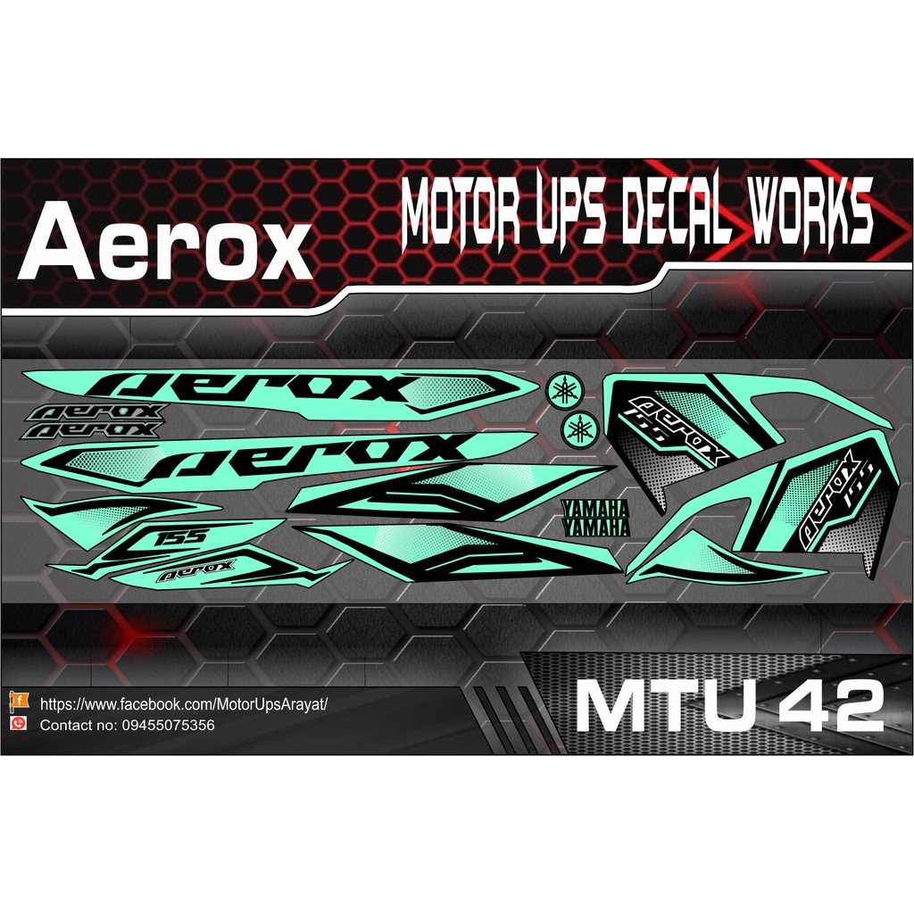 Shop aerox decals for Sale on Shopee Philippines