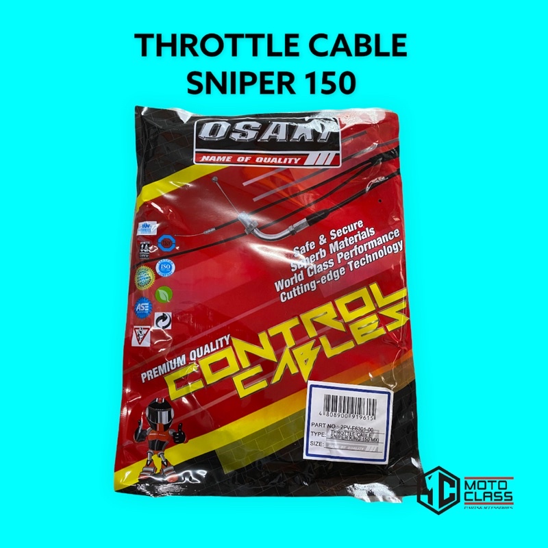 OSAKI THROTTLE CABLE SNIPER 150 | Shopee Philippines