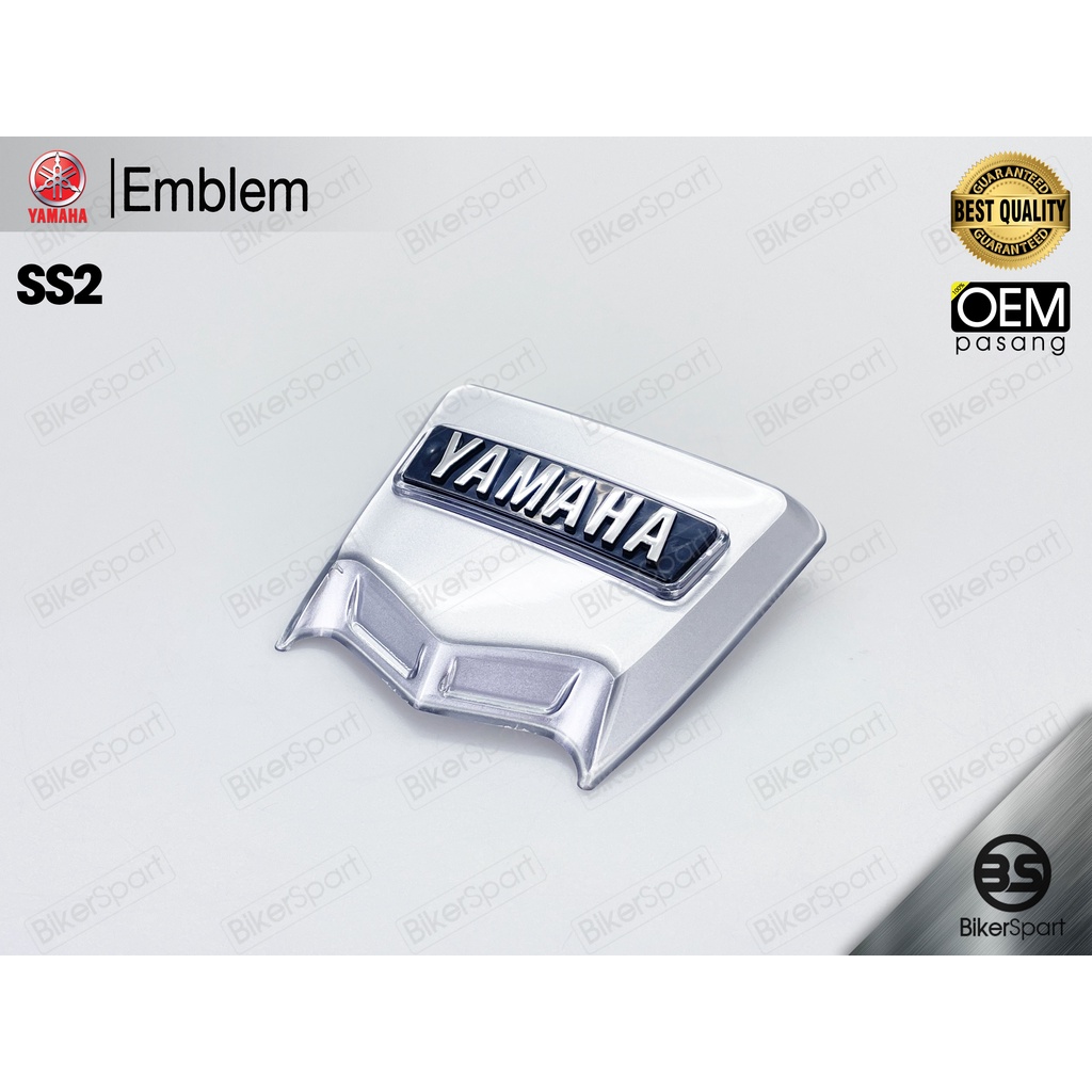 Yamaha Y110 ii/SS2/Logo Emblem/Front Emblem *Silver* | Shopee Philippines