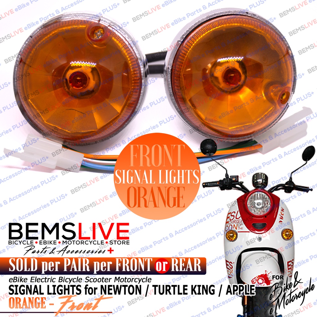 12V Signal Light - Orange / Deep Blue-Black Choices for NEWTON Nwow ...