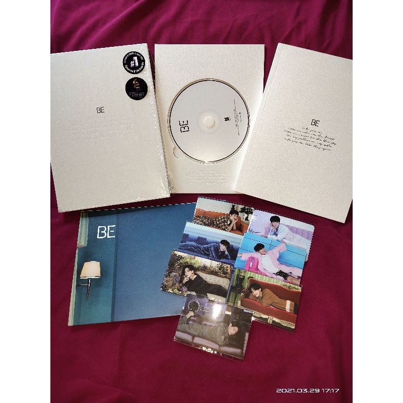 BTS BE Essential Album -Tingi (CD+PB+OB+ QR CODE / FOLDED POSTER /SET ...