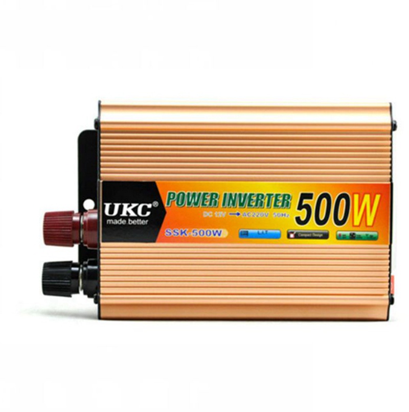 500W Solar Car Power Inverter Modified Sine Wave 220V Ac Socket And Usb ...