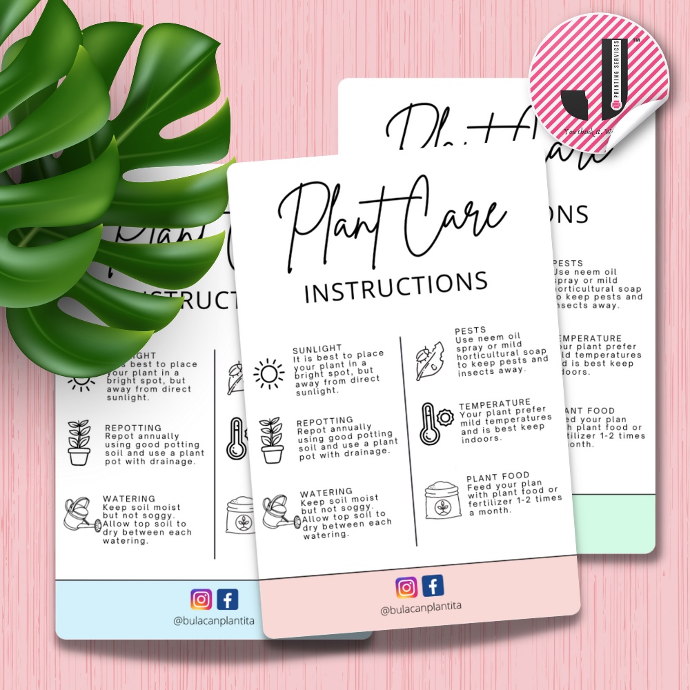 Plant Care Card, Plant Care , Plant Care Guide, | Plant Care ...
