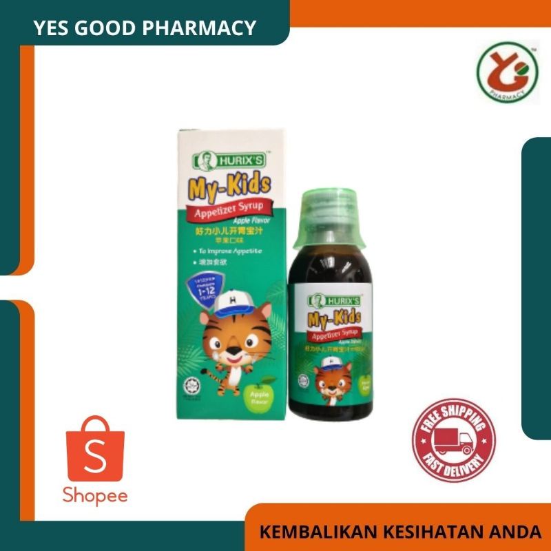 HURIX'S my-kids appetizer syrup 100ml ( Apple flavor ) | Shopee Philippines