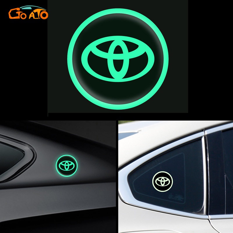 GTIOATO Luminous Car Sticker 3D Sticker Universal Reflective Sticker ...