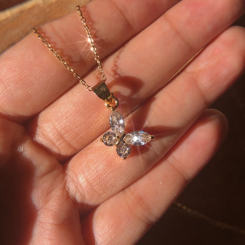 Campfire Chain - Mariposa Necklace (non tarnish&hypoallergenic ...