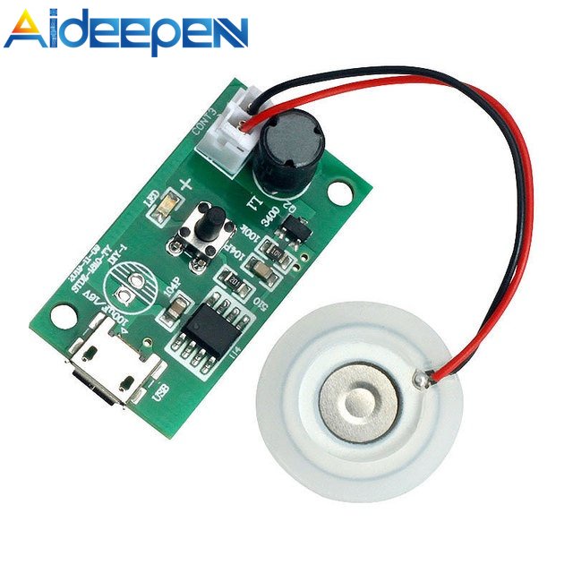 Aideepen Dc 5v 113khz Ultrasonic Mist Maker Atomizing Fogger Ceramic ...