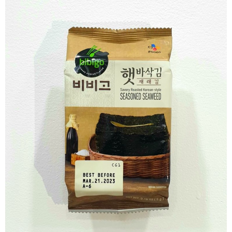 Bibigo/Jaya/Haepyo/Namkwang/Somunnan Korean Roasted Seaweed Nori ...