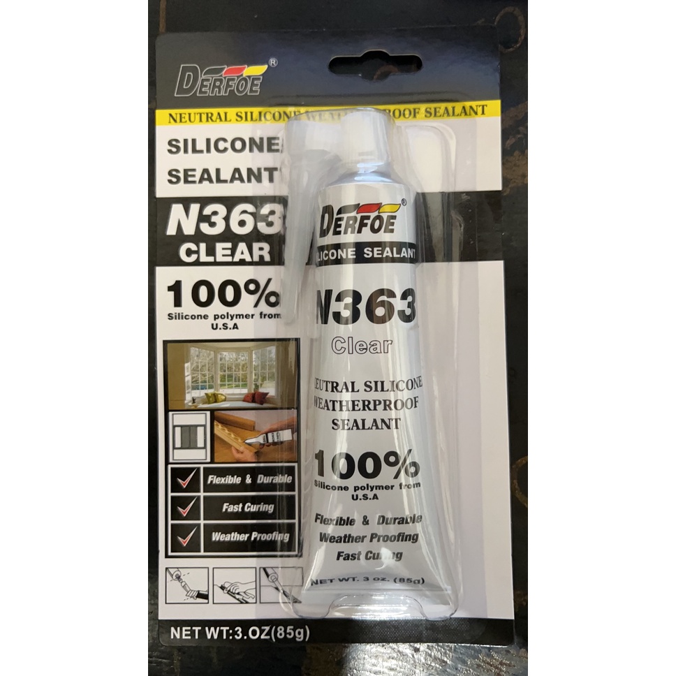 DERFOE SILICONE SEALANT N363 85g | Shopee Philippines