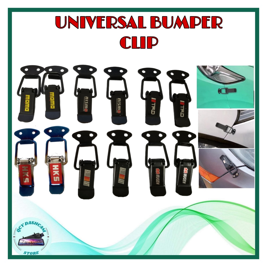 Small Size of Car Bumper Pull Hooks Connecting Locks and Fixing Clips ...