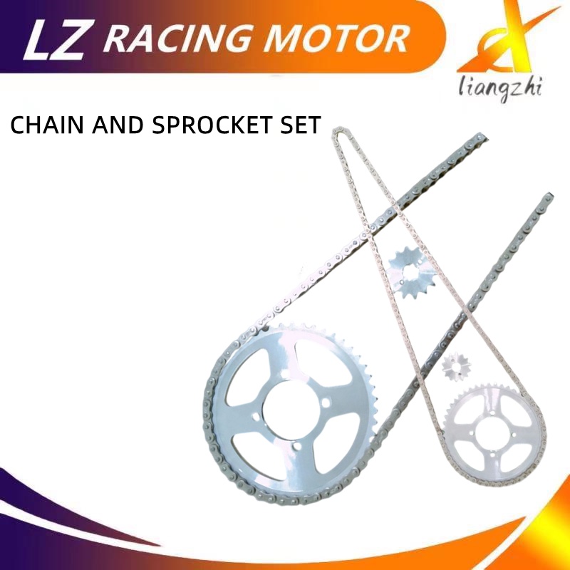 MOTORCYCLE PARTS DBS CHAIN AND SPROKCET SET FOR TMX, RAIDER,WAVE,ETC ...