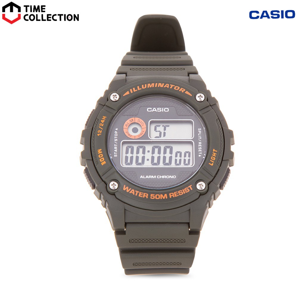 Casio W-216H-3B Digital Rubber Strap Watch | Shopee Philippines