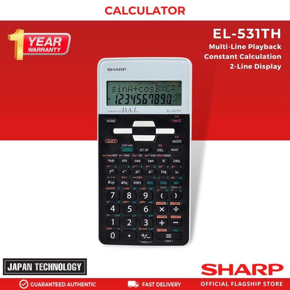 Sharp Scientific Calculator EL-531TH | Shopee Philippines