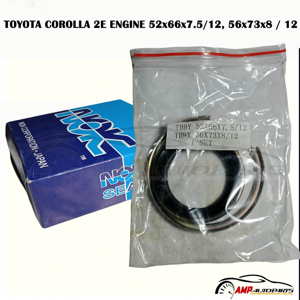 NOK OIL SEAL / Front wheel Oil seal FOR TOYOTA COROLLA 2E ENGINE ...