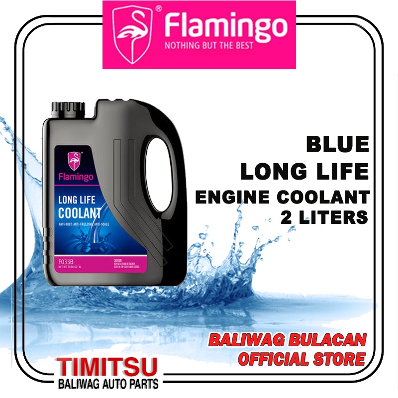 LONG LIFE COOLANT BLUE 2 LITERS PART NO. F033B FLAMINGO | Shopee Philippines
