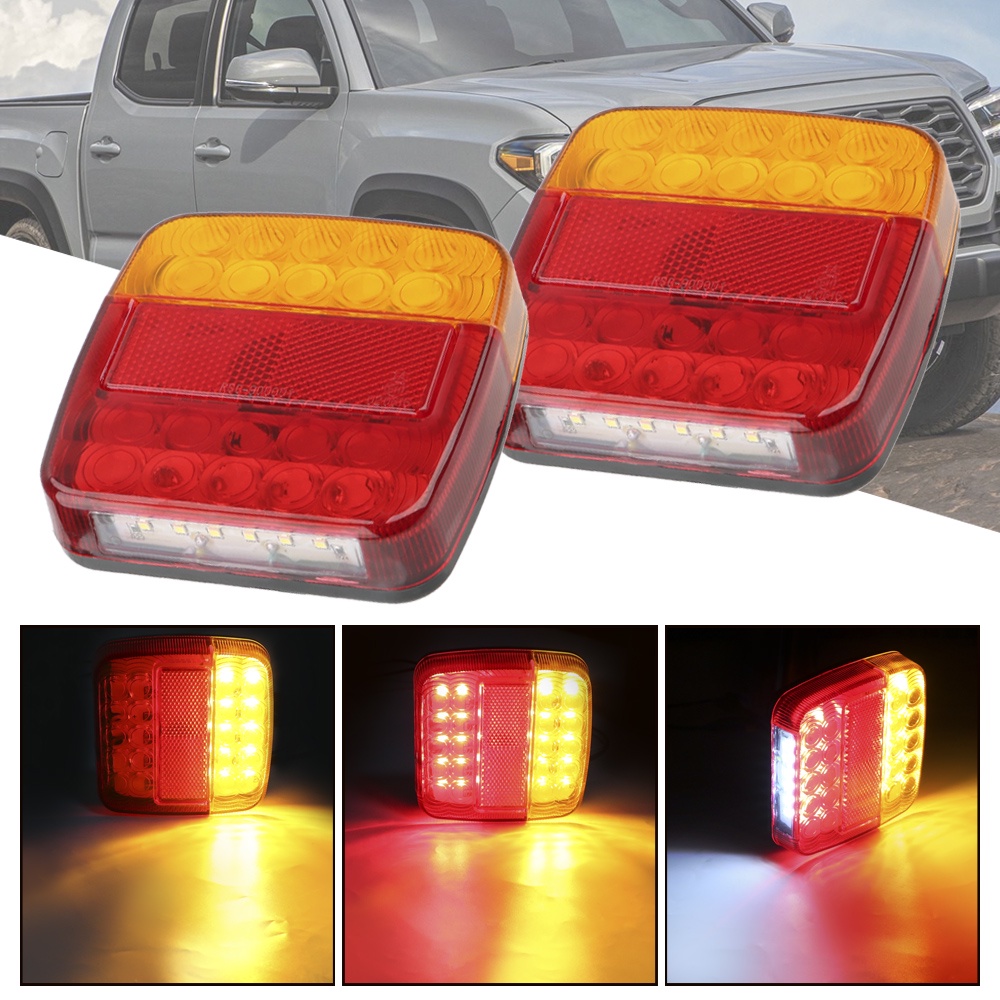 Trailer Truck Caravan Taillight Rear Reverse Brake Stop Lamp Turn ...
