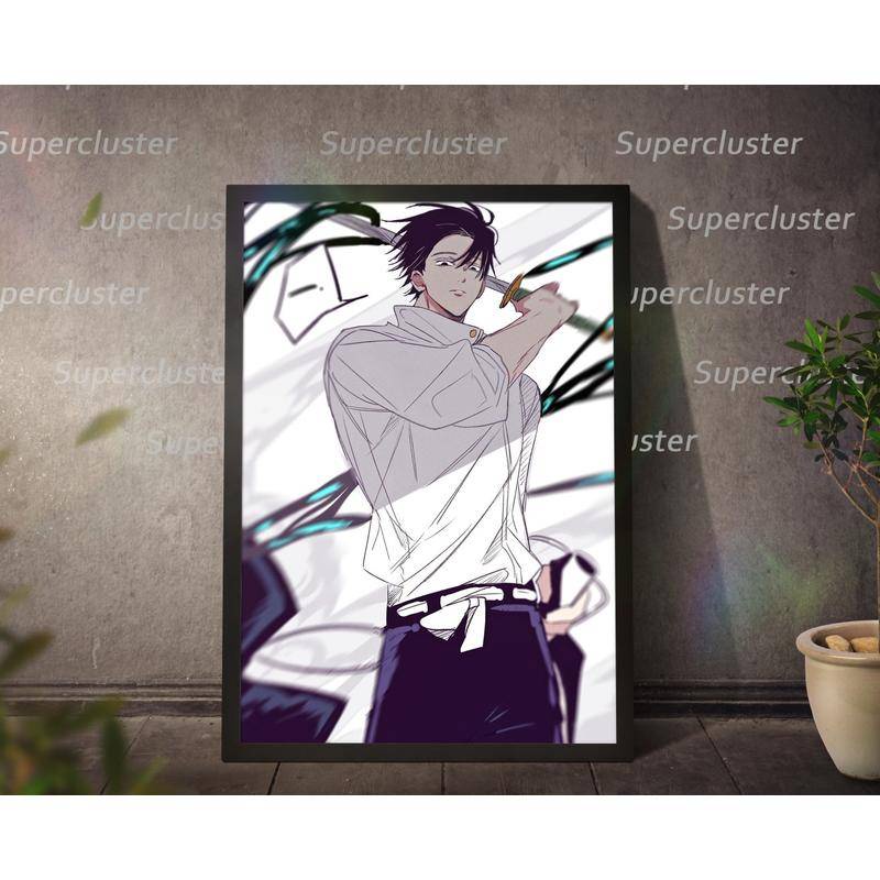 Jujutsu Kaisen Canvas Anime Yuta okkotsu main Painting Poster Wall ...