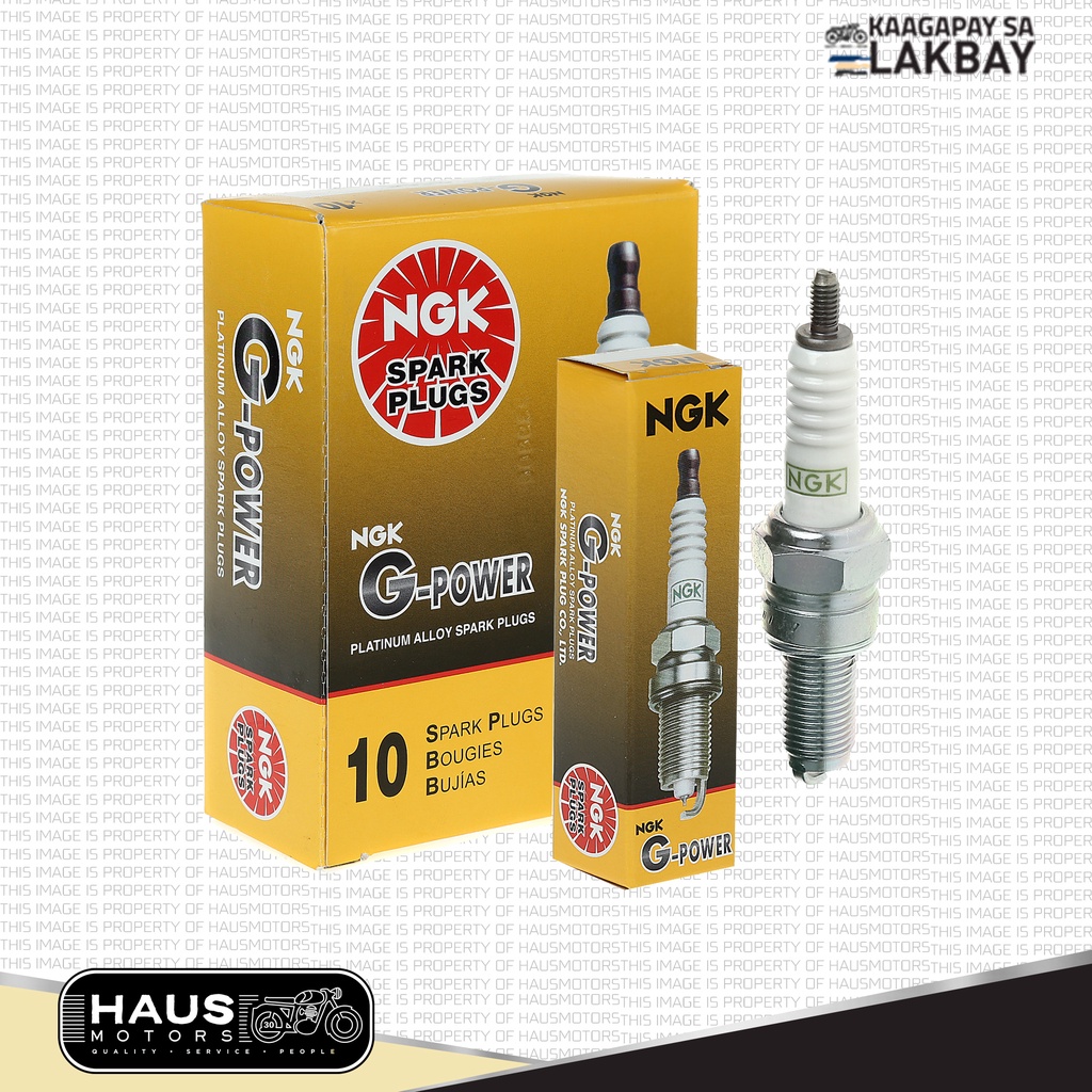 CR7HGP NGK SPARK PLUGS G-POWER PLATINUM WAVE100R/LIKE125/SHOGUN R125 ...