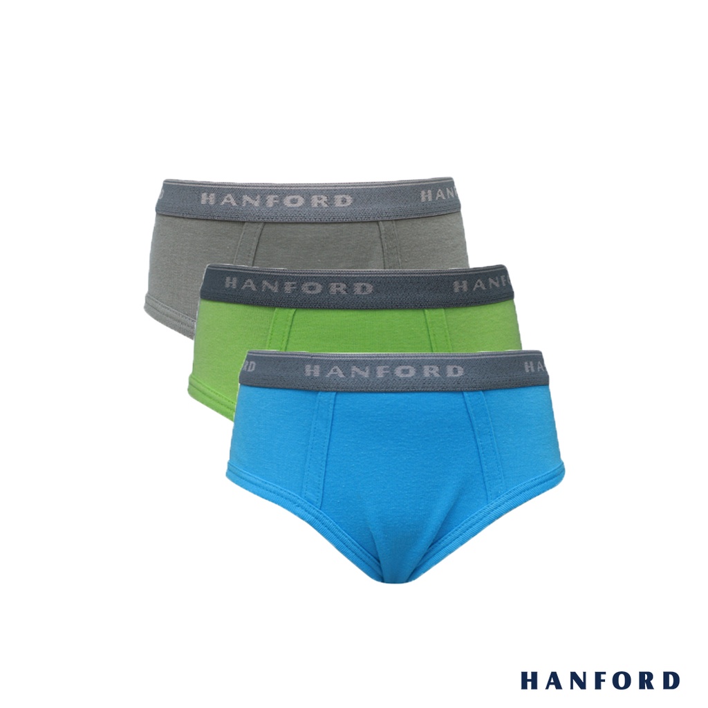 Hanford Kids Premium Cotton Hipster Briefs - Assorted Colors (3in1 Pack ...