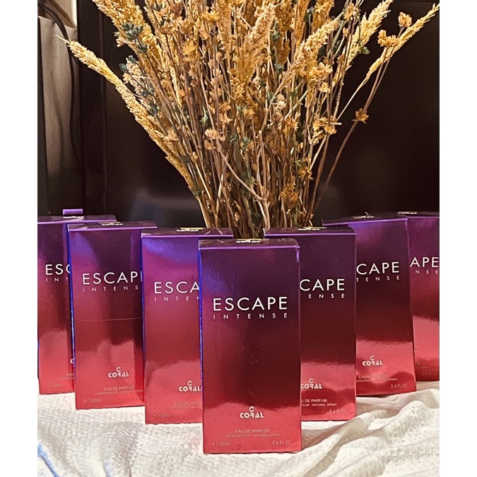 Escape INTENSE by Coral Perfumes for Women 100ml spray | Shopee Philippines
