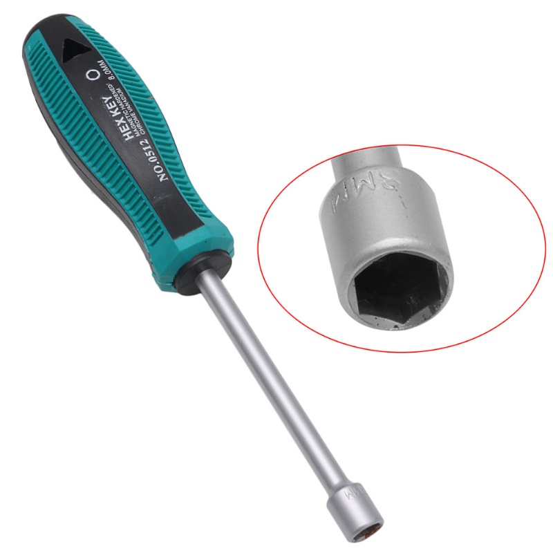 PCF* Metal Socket Driver Wrench Screwdriver Hex Nut Key Nutdriver Hand ...