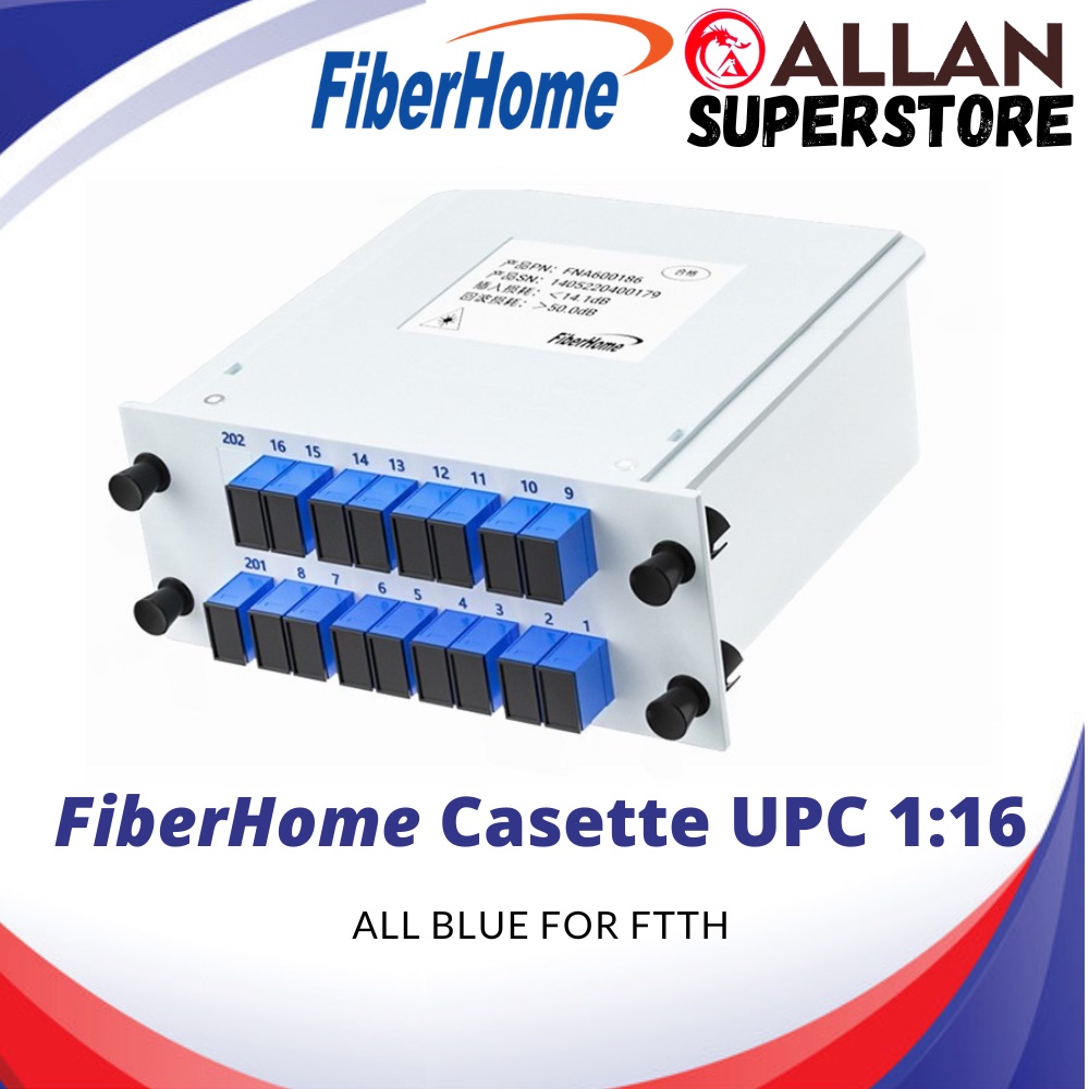 Allan Superstore FiberHome Casette 1:8 and 1:16 for FTTH / Fiber Optic ...