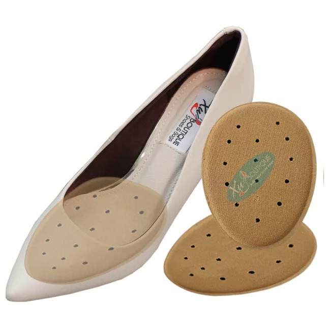 Combo set of 2 lightweight 4D foam shoe toe pads, reduces odor, clears ...