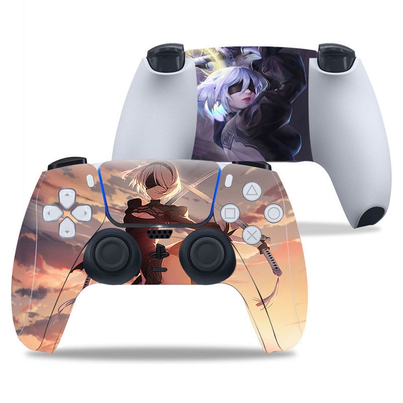 Skull Design for PS5 Controller Skin Sticker For PS5 Gamepad Joystick ...