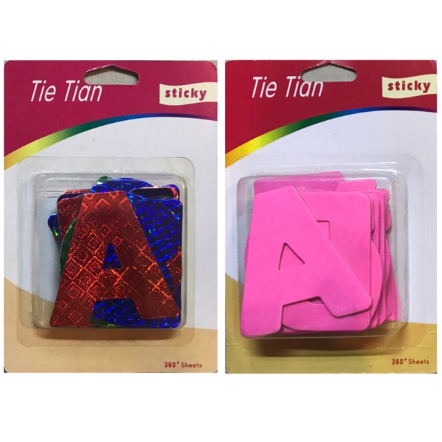 Complete Alphabet Set Letter Stickers | Shopee Philippines