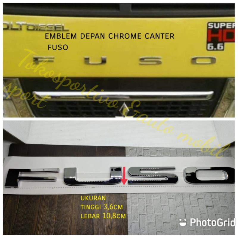 Embelm Logo Letter Writing canter Symbol Fuso truck box Fuso Logo Front ...