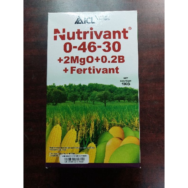 Nutrivant 0-46-30 +MgO + 0.2B + Fertivant (1 kilo) | Shopee Philippines