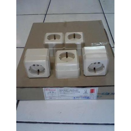 Broco Socket Outlet Broco Faceted OB Socket Mounted on the Wall ...