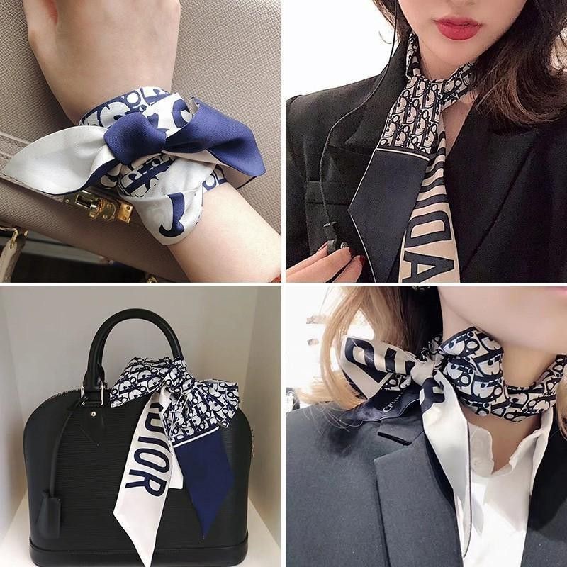 CD Bags Twilly Scarf Women Scarf Small Handle Bag Ribbons | Shopee ...