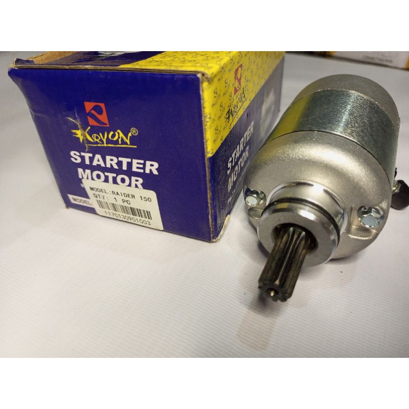 KRYON ORIG THAILAND RAIDER 150 CARB STARTER MOTOR STD | Shopee Philippines