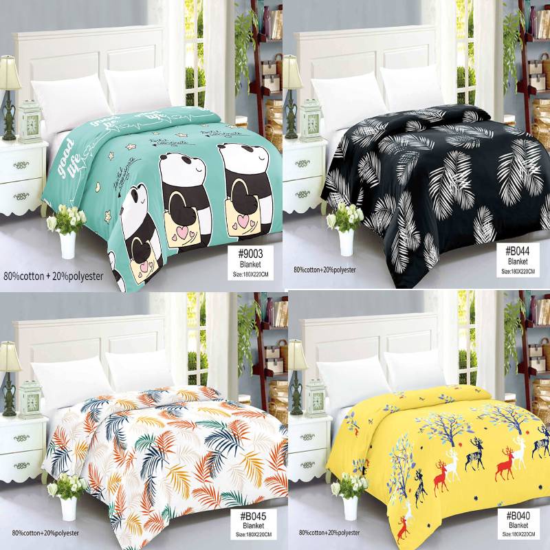 COD Blanket Panda Design Bed Kumot King Size (180cm*220cm) 1pc Bedding ...
