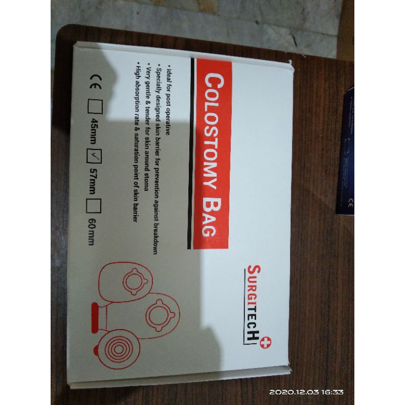 surgitech colostomy bag 57mm | Shopee Philippines