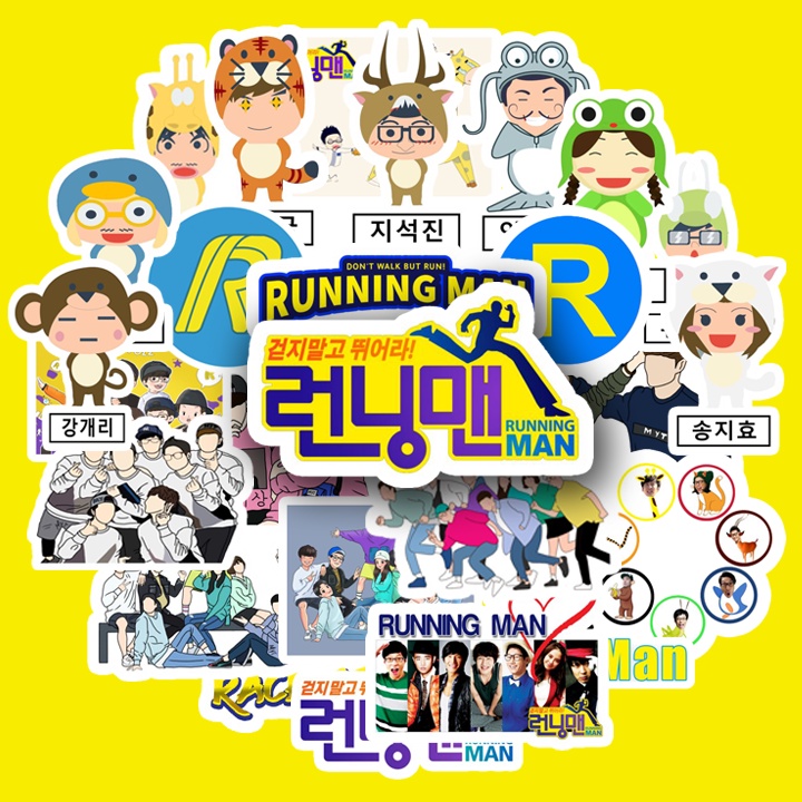 25 pcs. RUNNING MAN stickers | water proof | KOREAN TV SHOW RUNNING MAN ...