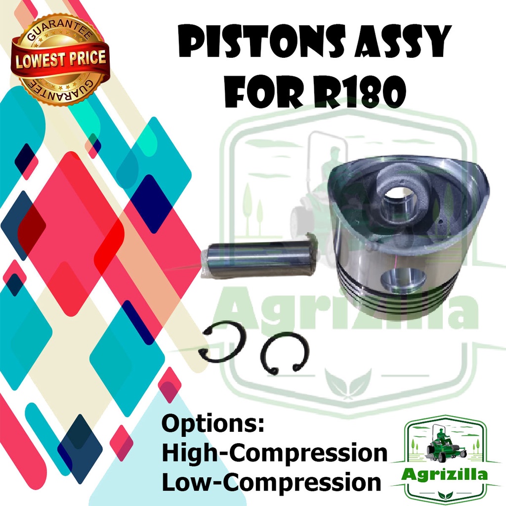 Piston Assy R180 Water cooled Diesel Engine | Shopee Philippines