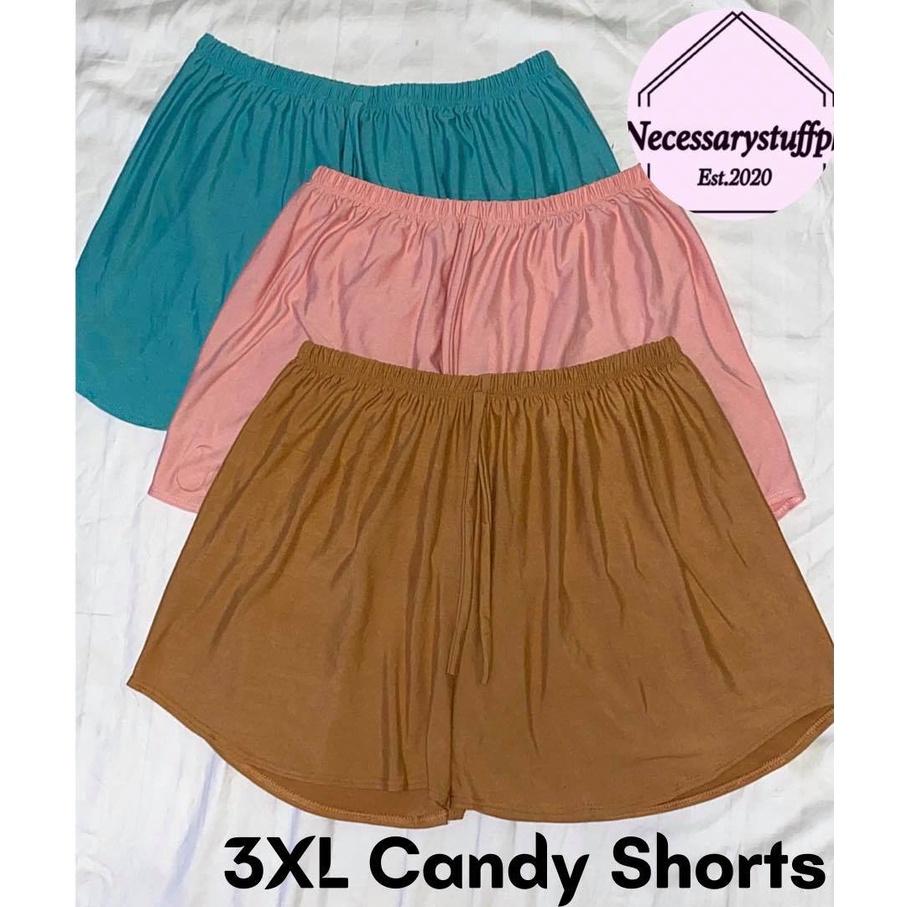 NECESSARY Plus size Candy Shorts Cotton Spandex fit up to 3XL ( 32-44 ...