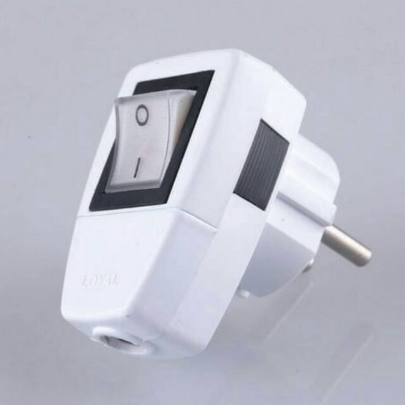 Loyal light ground plug - contact plug plus switch - premium plug with ...