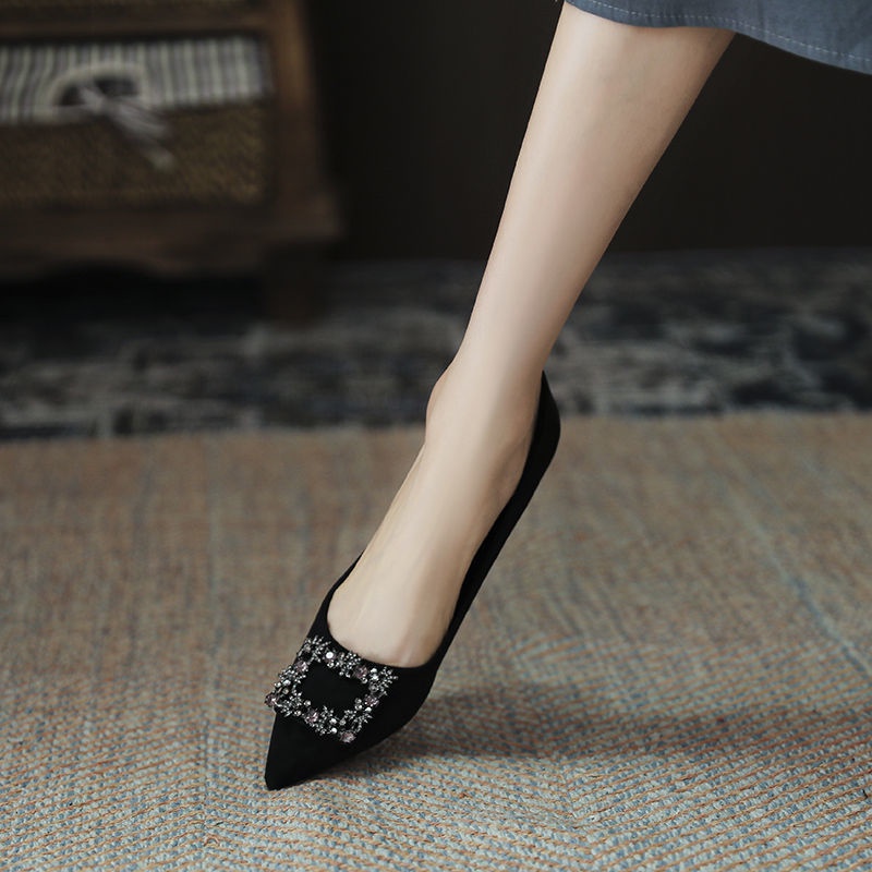 New Popular Style · French High Heels Women Pointed Toe Stiletto Season ...